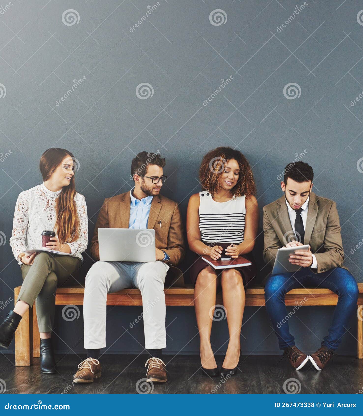 Sharing Some Pre-interview Tips. Studio Shot of a Group of ...