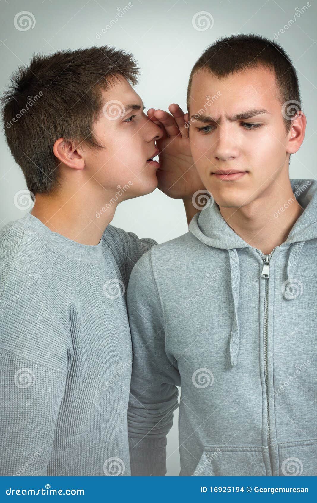 Sharing Something Very Important Stock Photo - Image of caucasian ...