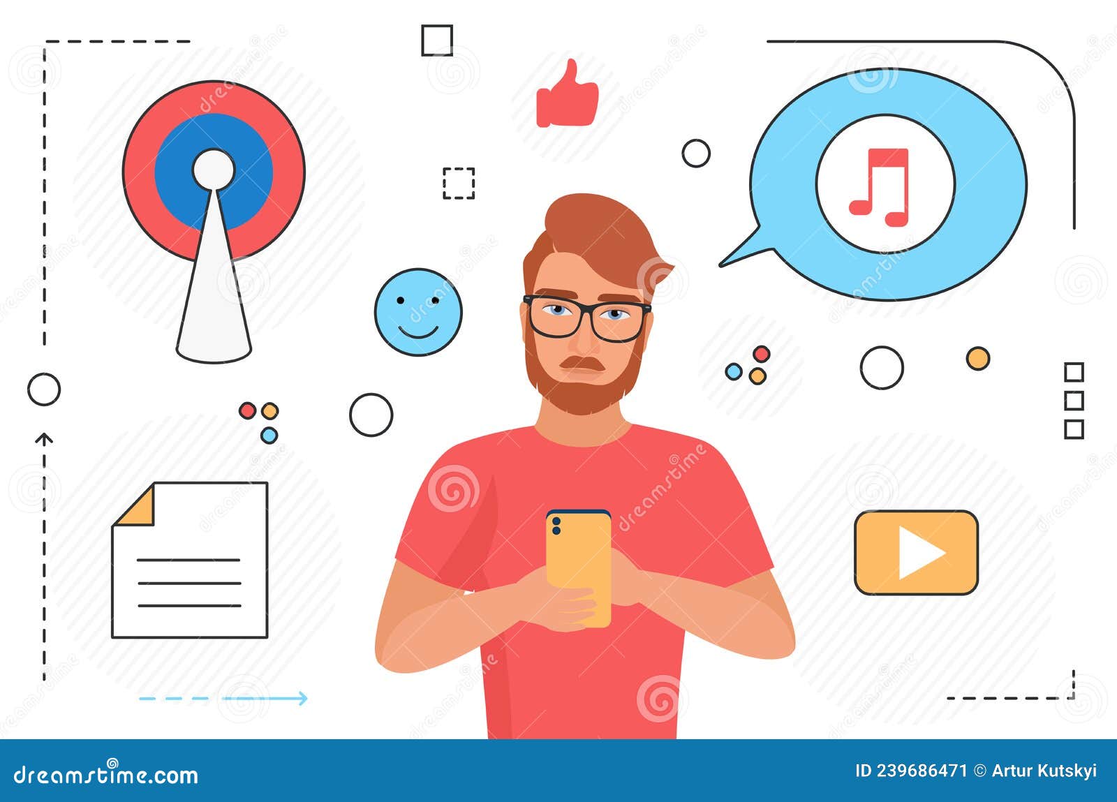 Sharing and Store Multimedia Data Collection Service Editorial Photo ...