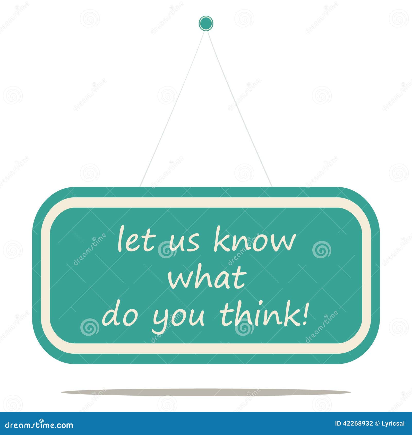 Sharing thoughts stock vector. Illustration of board - 42268932