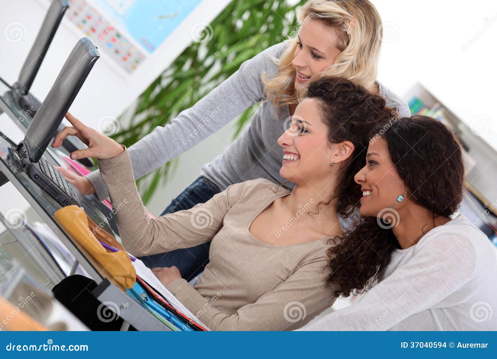 Sharing stock photo. Image of happy, lady, entrepreneur - 37040594