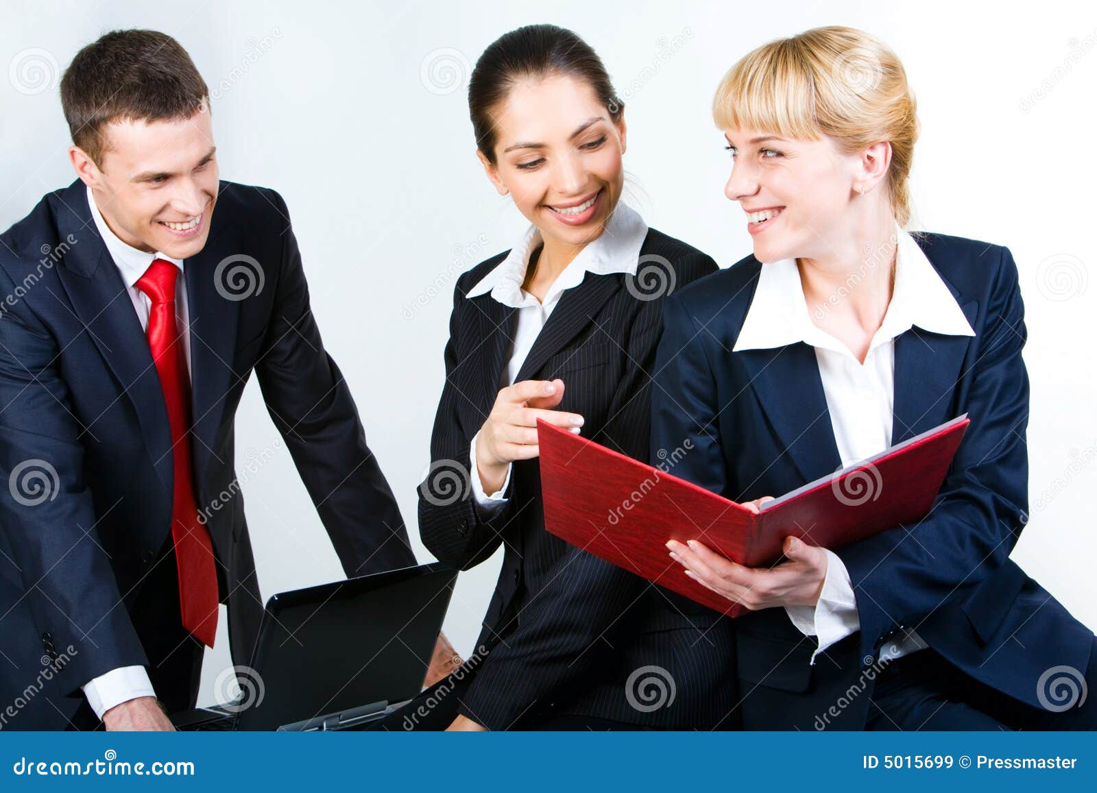 Sharing working idea stock image. Image of confident, businessteam ...