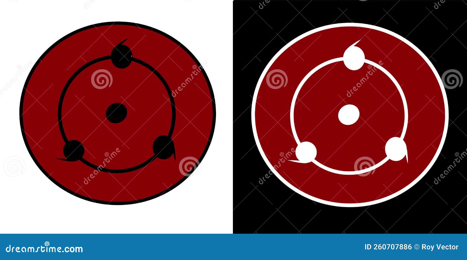 Sharingan Eye Illustration Vector Stock Vector - Illustration of orange ...