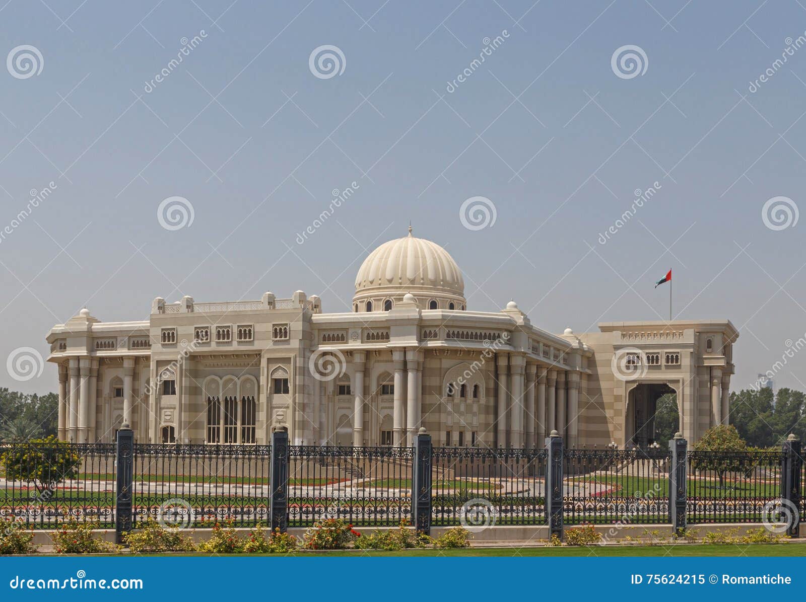 SHARJAH, UAE - MAY 16, 2016: Building of Government Editorial Image ...