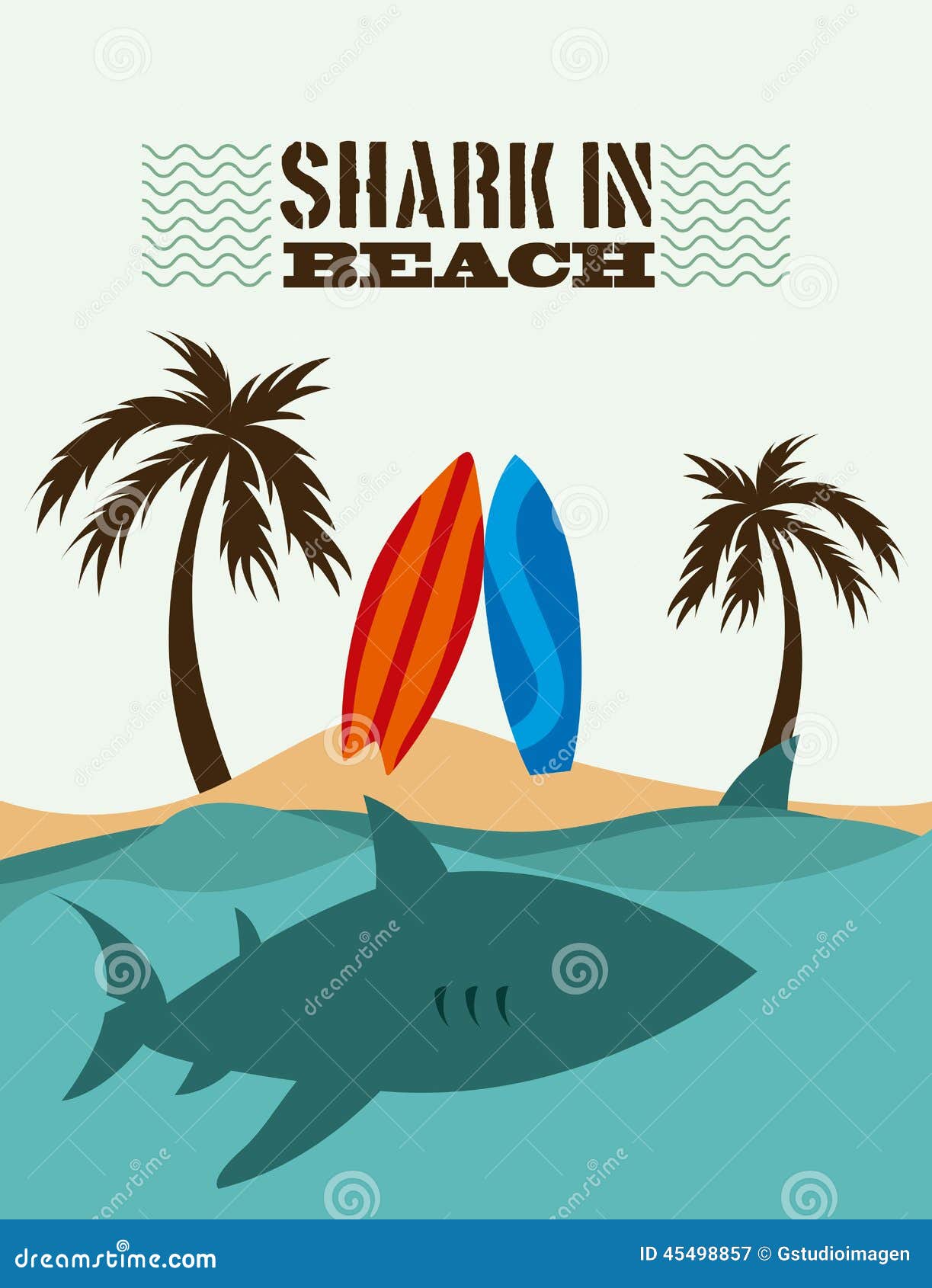 Shark design stock vector. Illustration of silhouette - 45498857