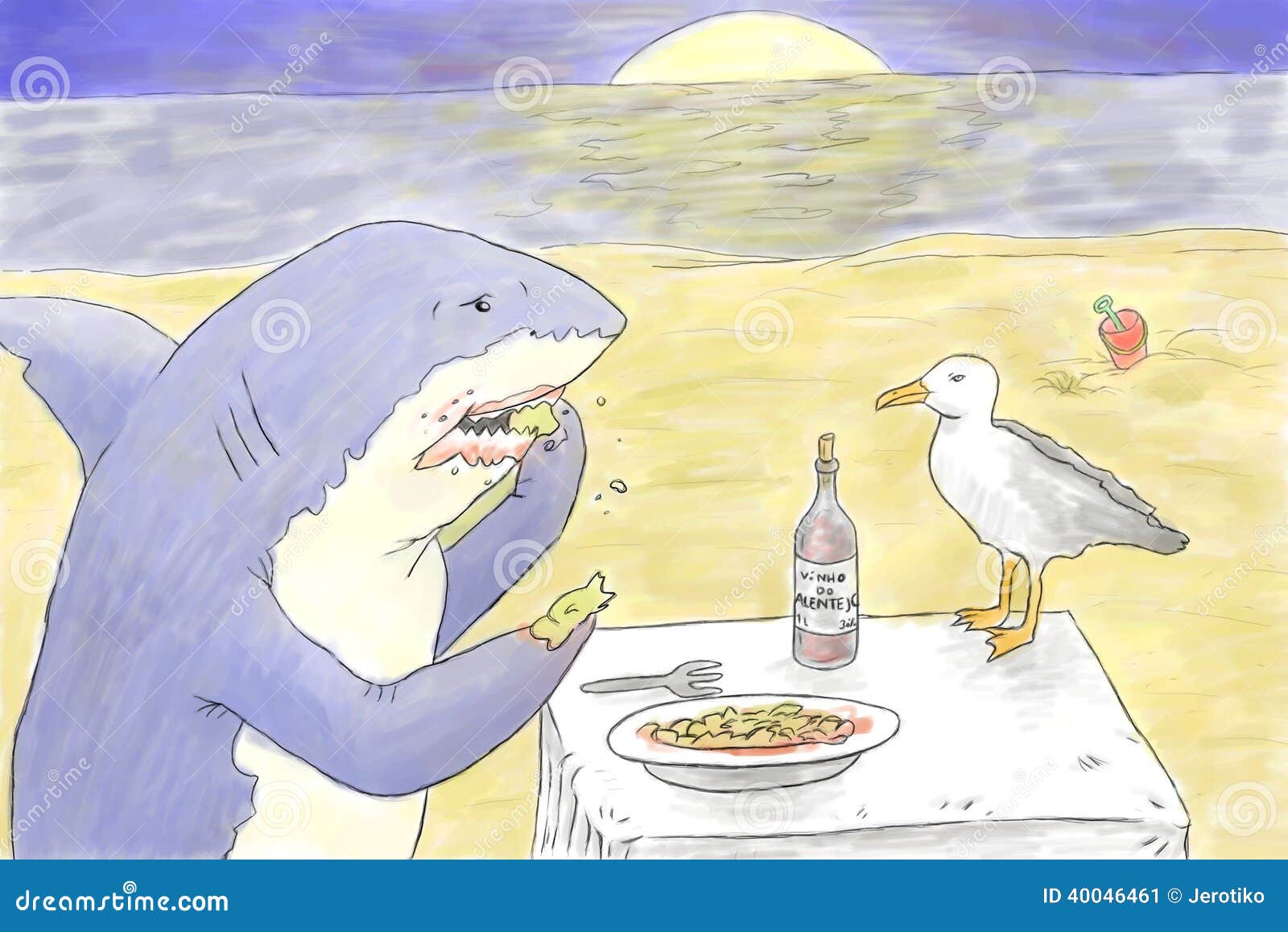 Shark Eating Picture. Image: 40046461