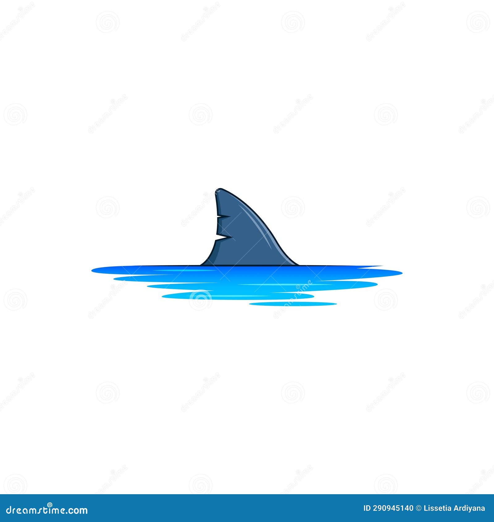 Shark Fin Logo Design Vector Graphics Stock Vector - Illustration of ...