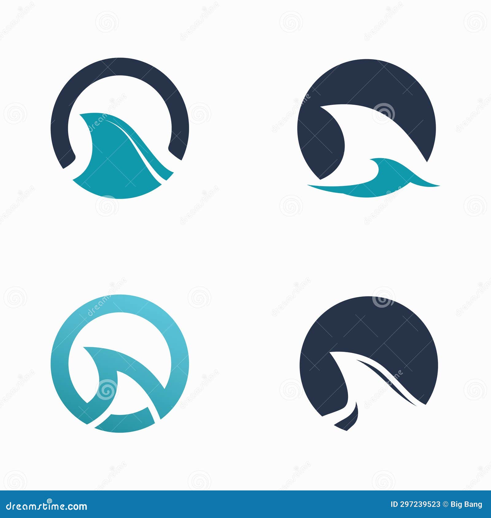 Shark Fin Logo Symbol Vector Illustration Stock Vector - Illustration ...