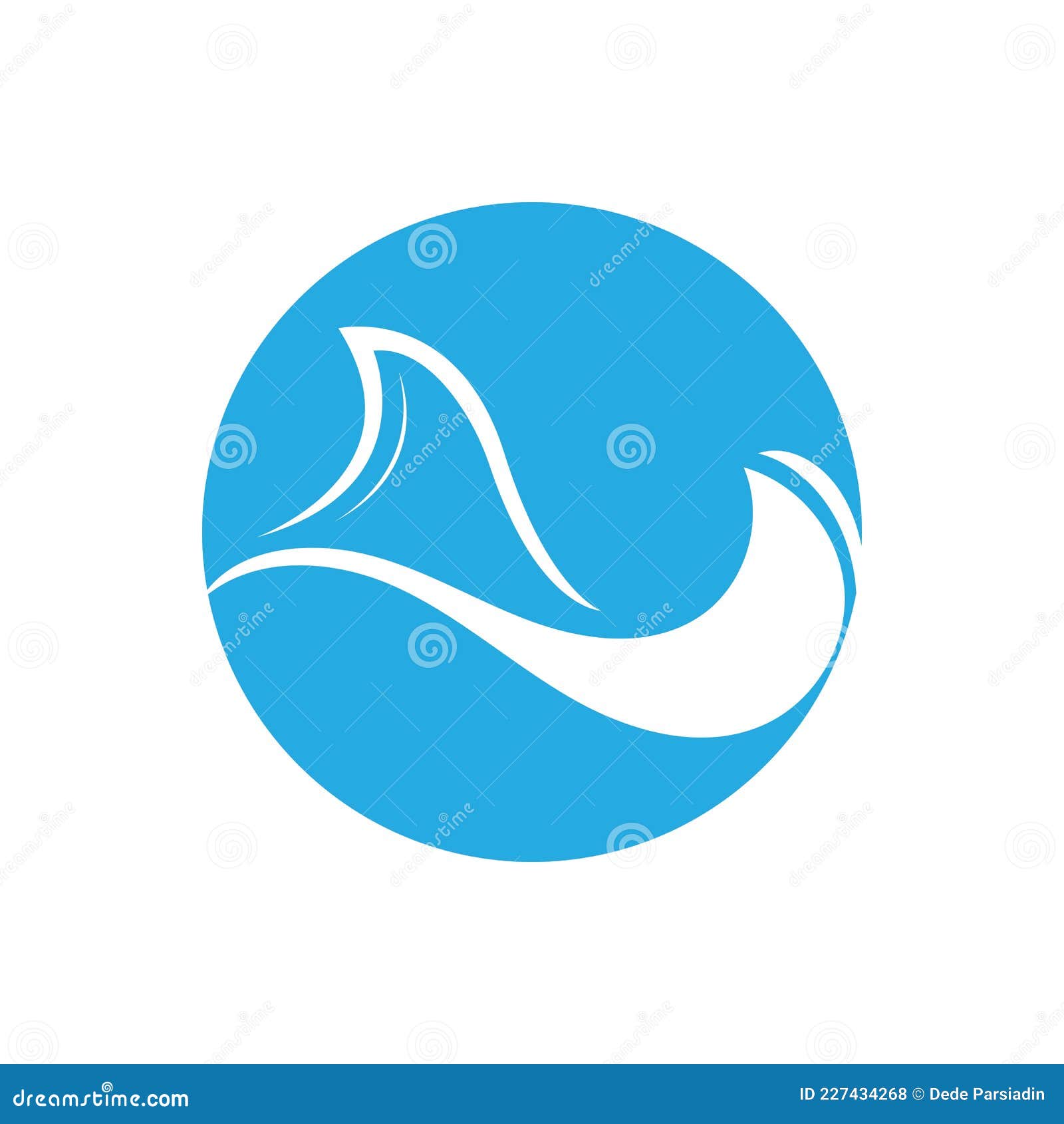 Shark Fin Logo Template Vector Icon Illustration Design Stock Vector ...