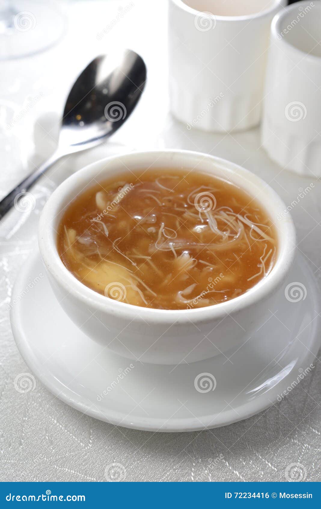 Shark fin soup stock photo. Image of swallows, chinese - 72234416