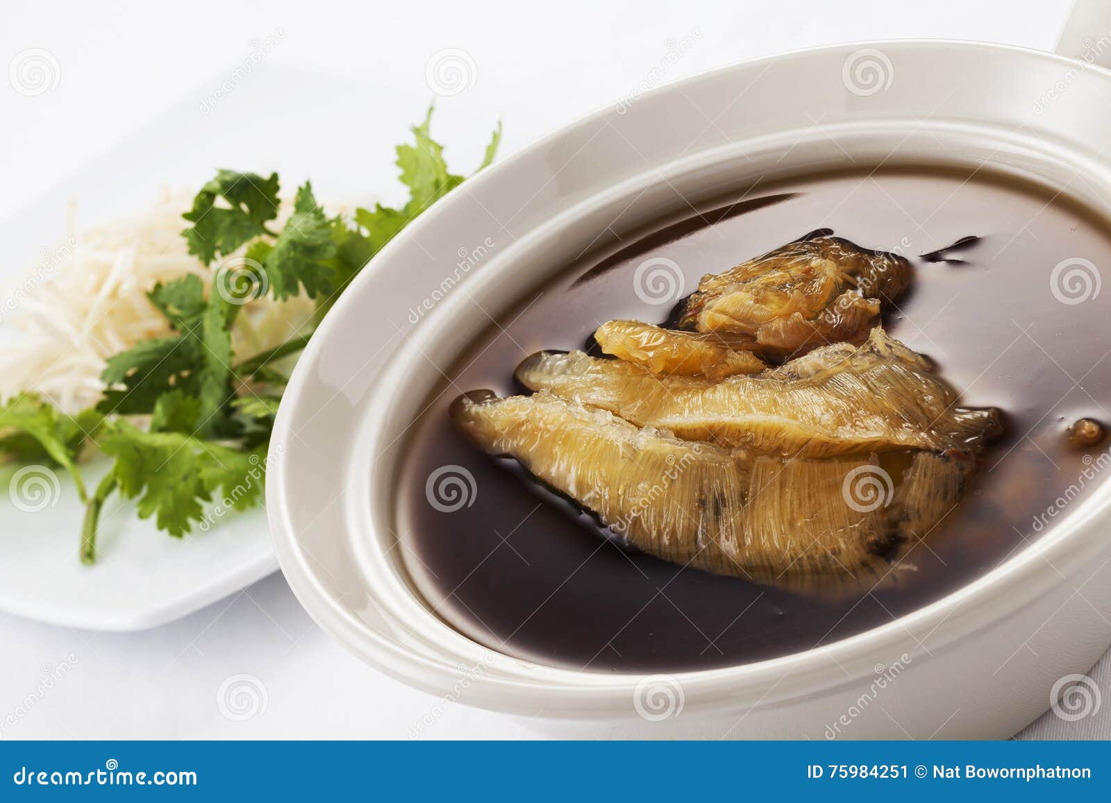 Shark fin soup stock image. Image of cuisine, fish, natural - 75984251