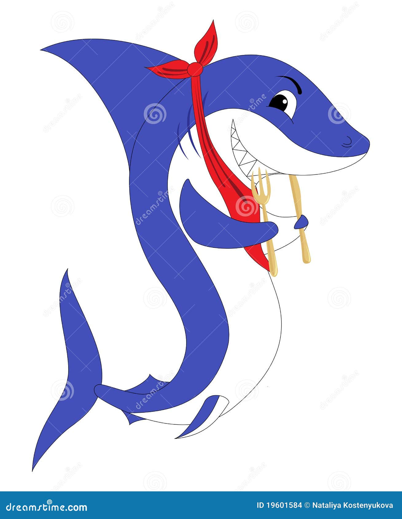 Shark Eating Fish Clip Art