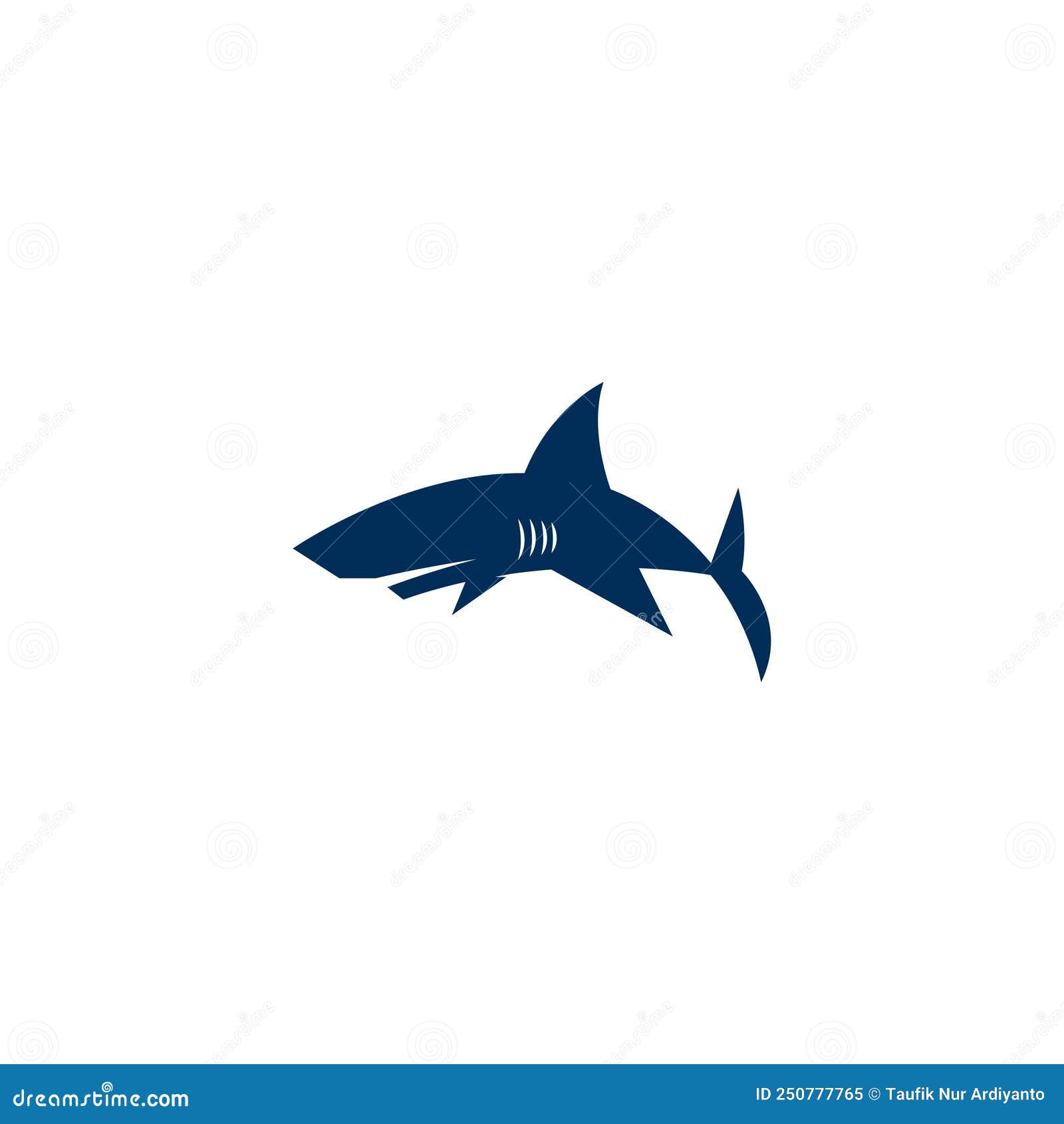 Shark Icon Logo Design Illustration Template Stock Illustration ...