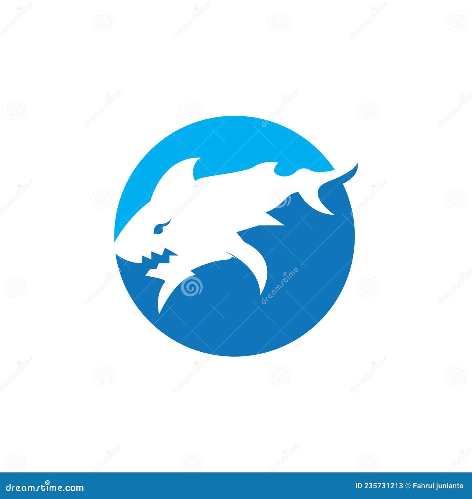 Shark Icon and Symbol Vector Illustration Stock Vector - Illustration ...