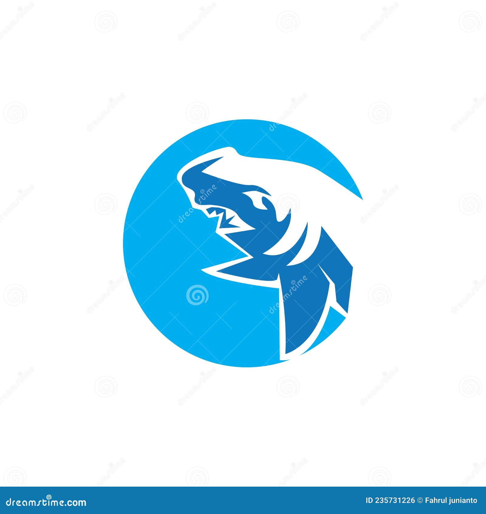 Shark Icon and Symbol Vector Illustration Stock Vector - Illustration ...