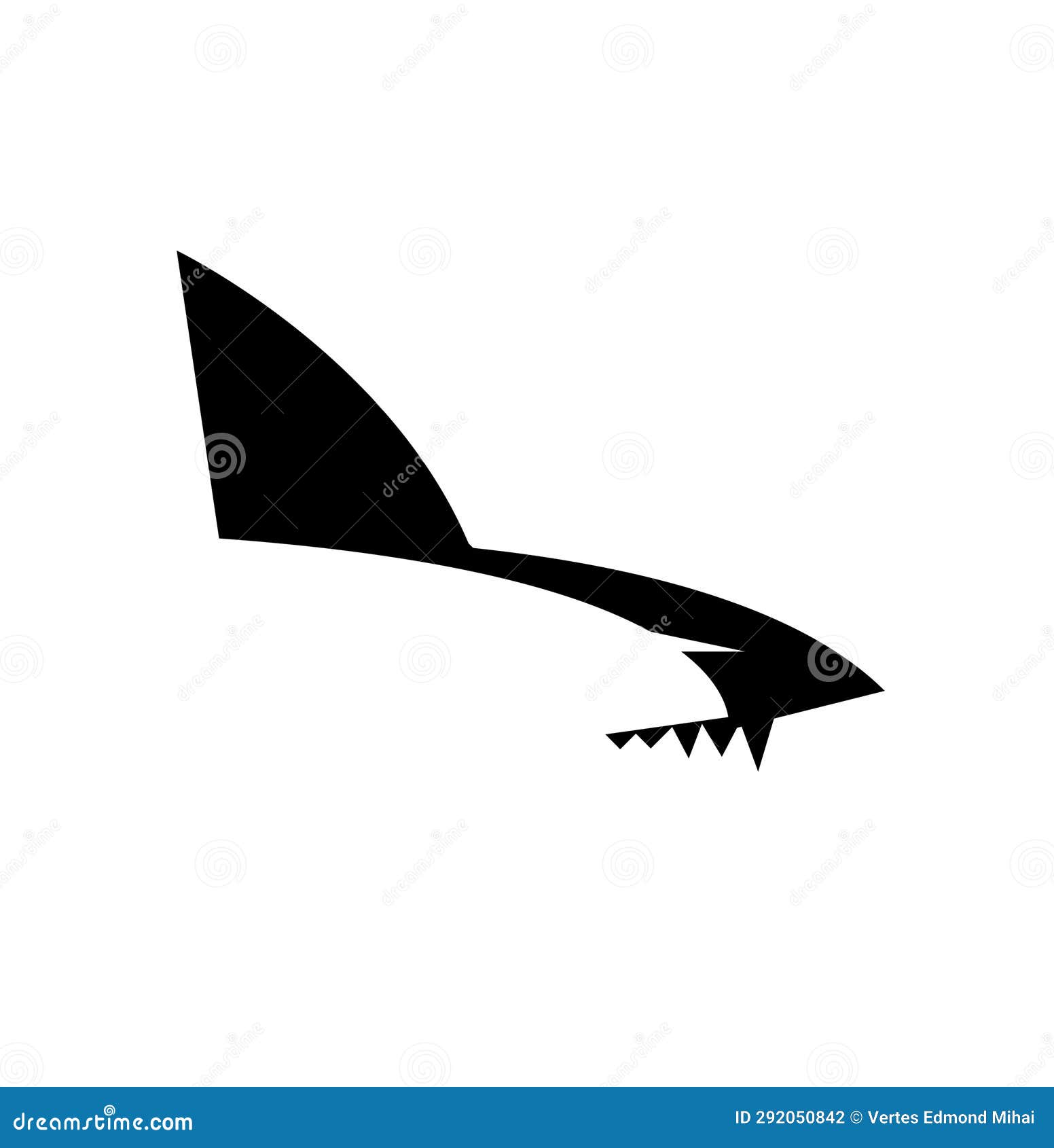 Shark Fin Icon Dolphin Fish Whale Logo Symbol Cartoon Illustration ...