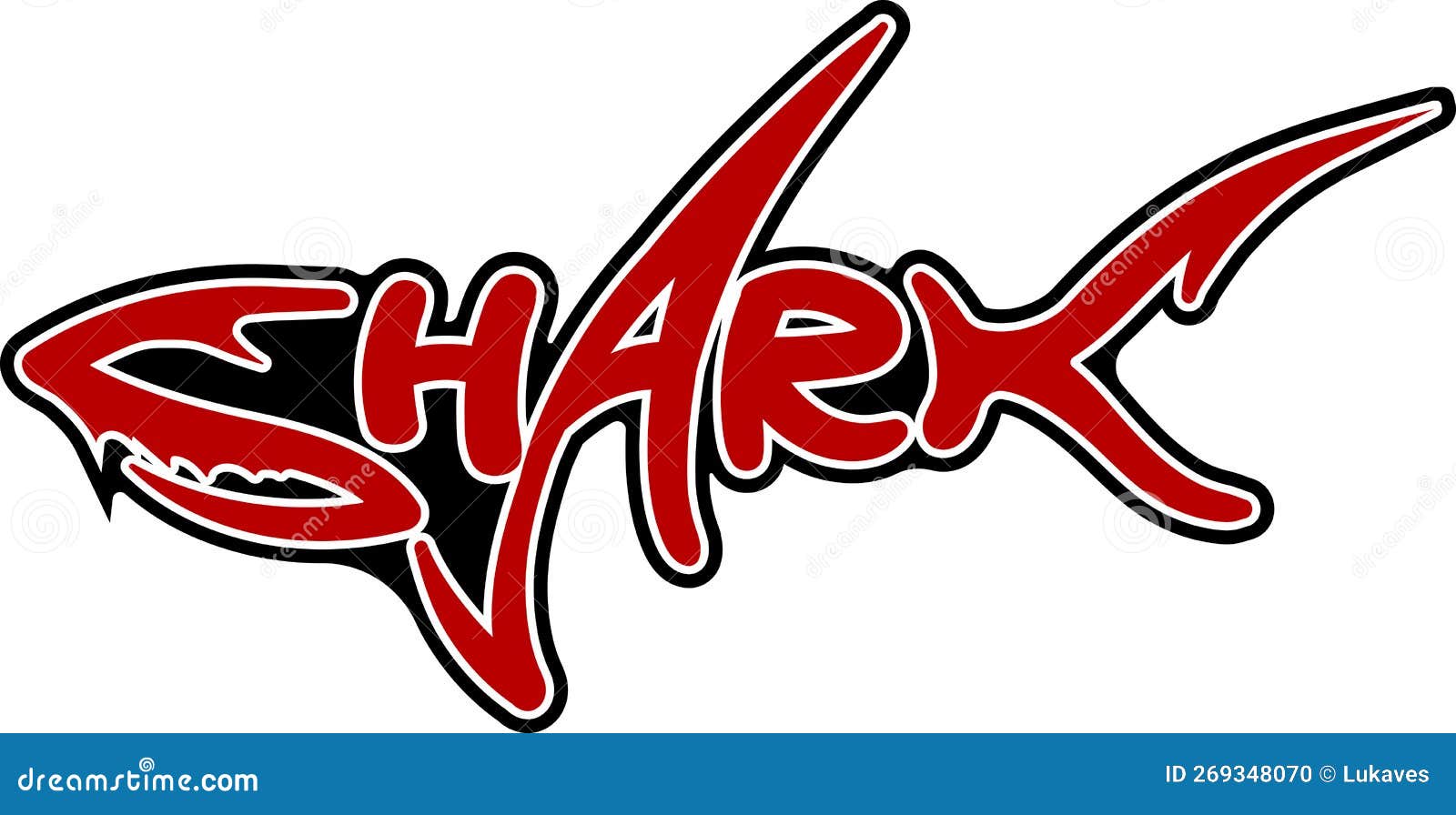 Shark Logo Vector Illustration | CartoonDealer.com #269348070