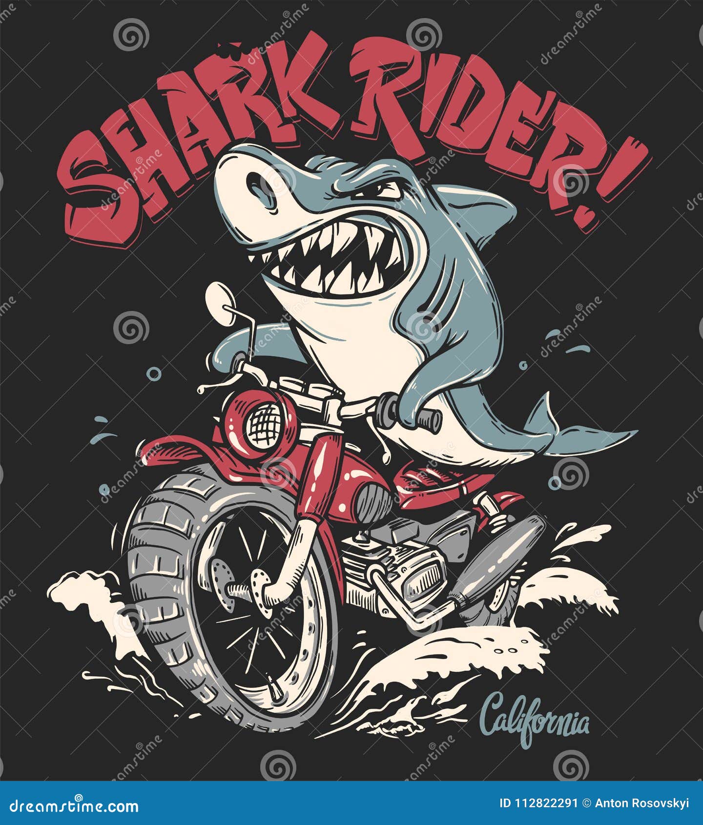 Shark Cartoon Vector | CartoonDealer.com #6657499