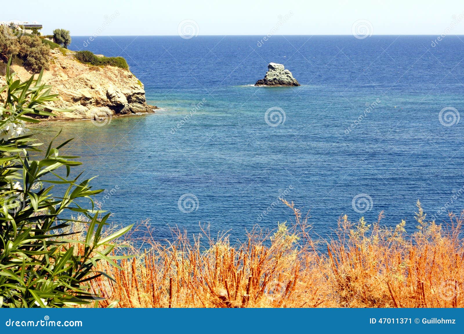 Shark rock in crete stock image. Image of island, islands - 47011371