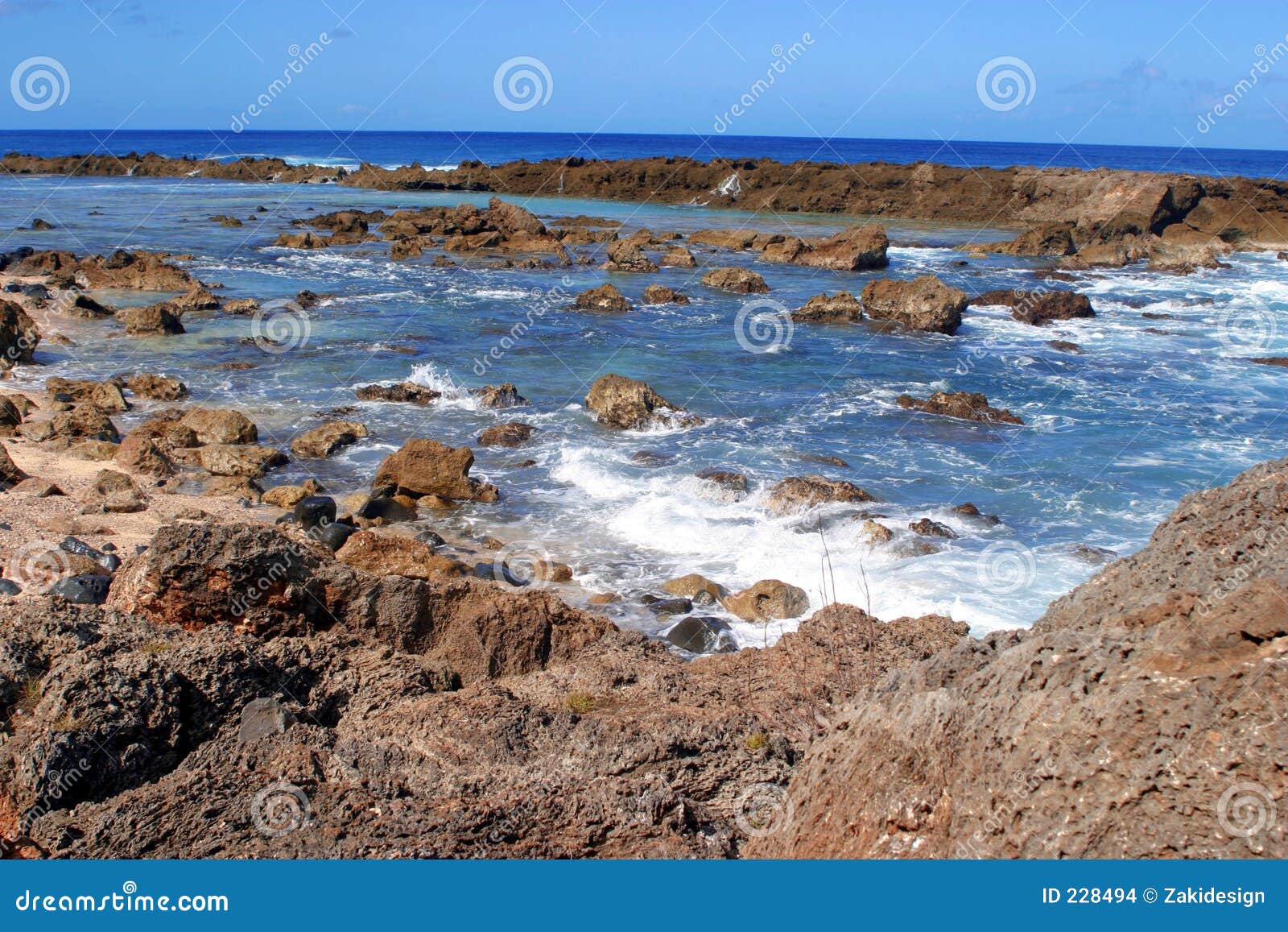 Shark s Cove, Hawaii stock photo. Image of wash, tide, sharks - 228494