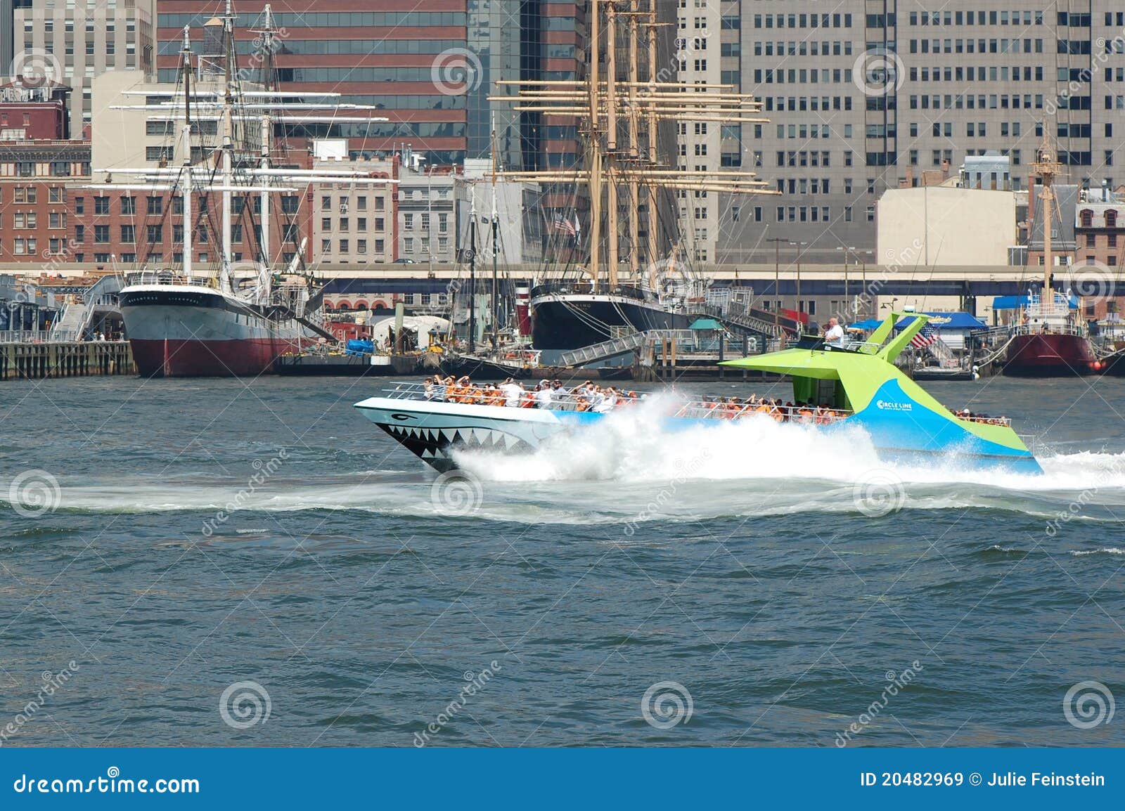Shark Speedboat editorial stock image. Image of sightseein - 20482969
