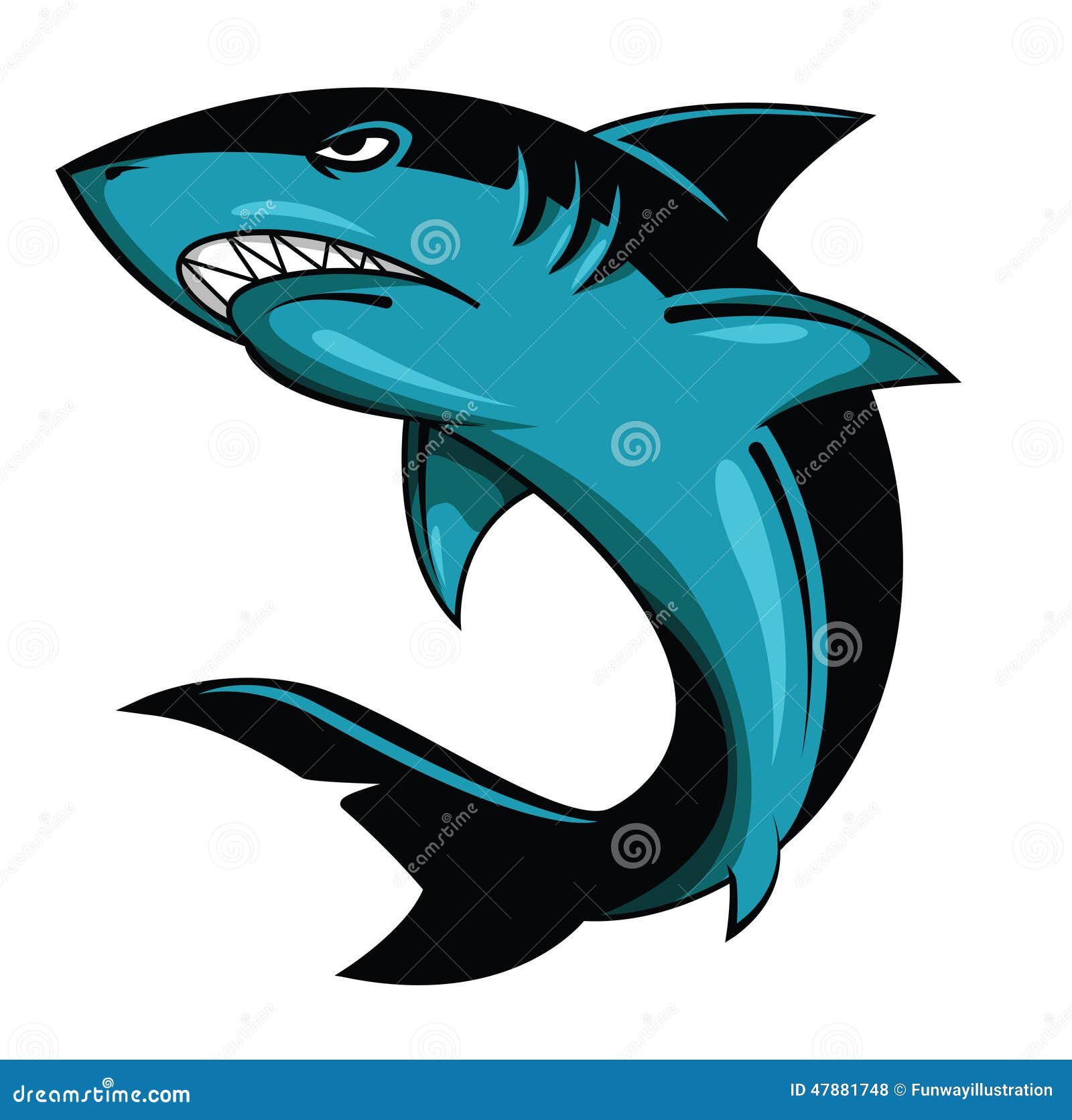 Shark Vector Silhouette | CartoonDealer.com #126088111