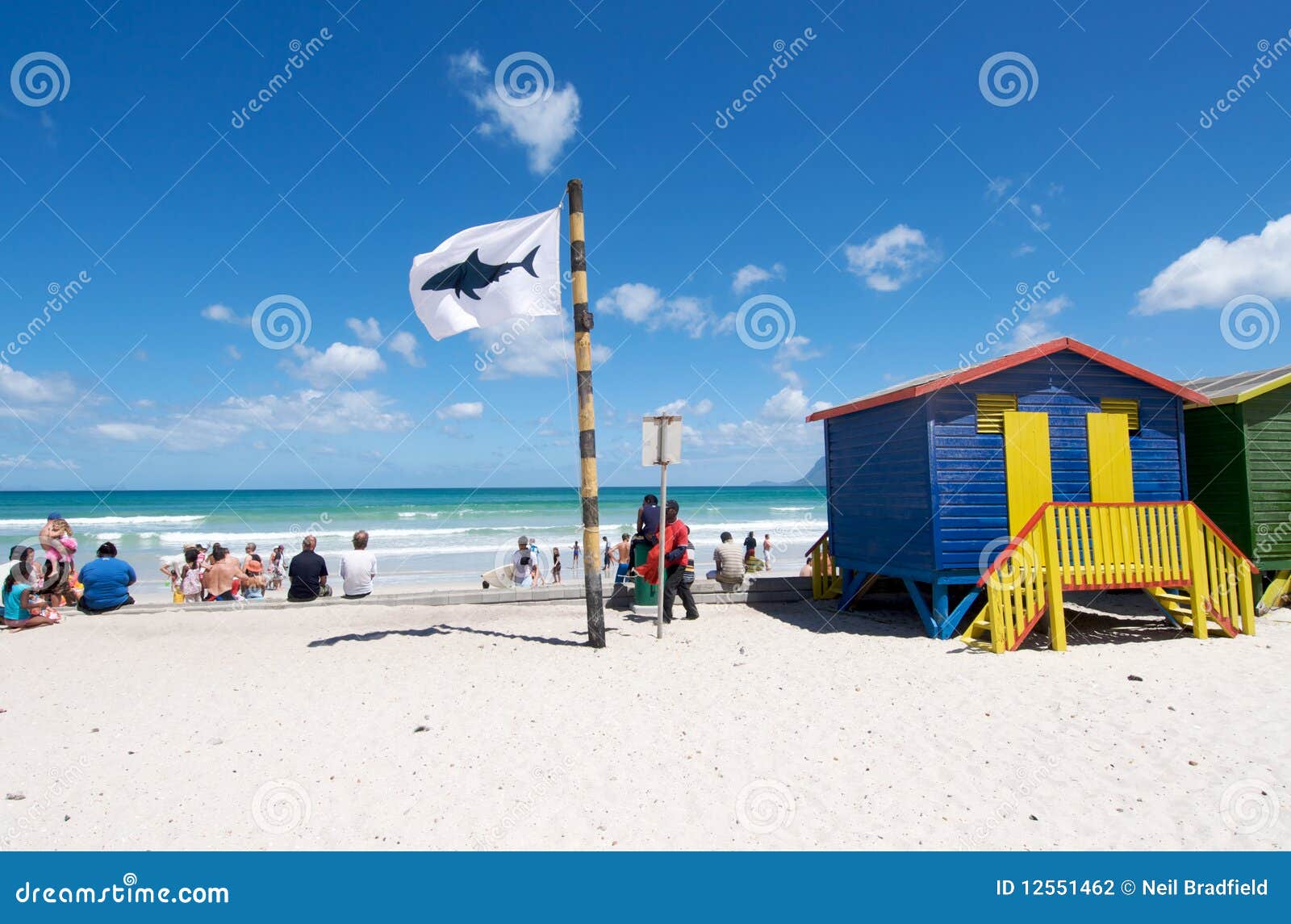 Shark Warning Cape Town editorial photography. Image of cape - 12551462