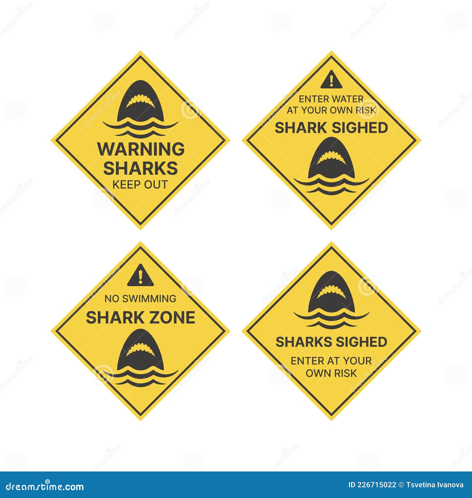 Keep Sharks.Vector Symbol Poster | CartoonDealer.com #45689813
