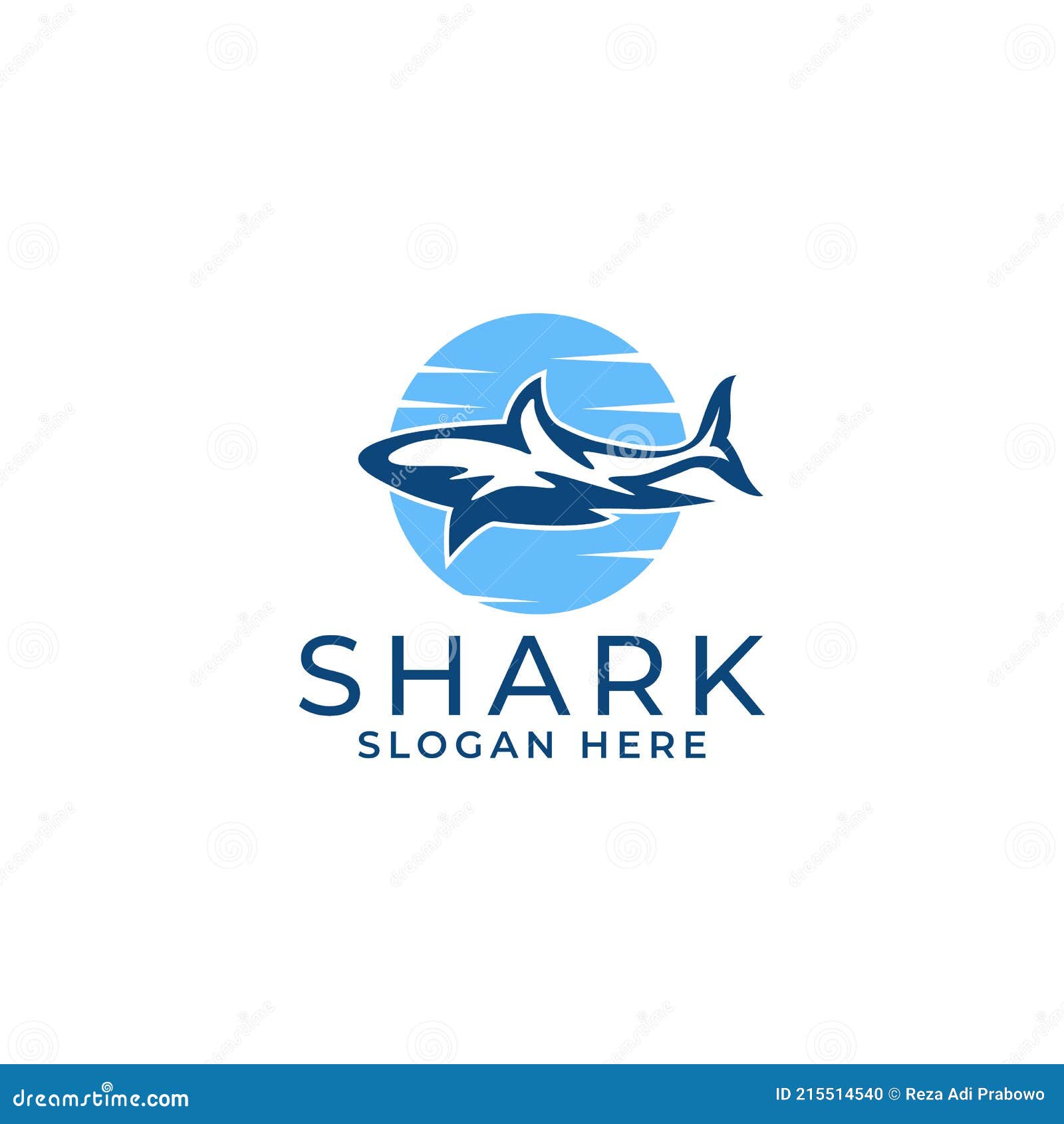 Sharks logo design stock vector. Illustration of nature - 215514540