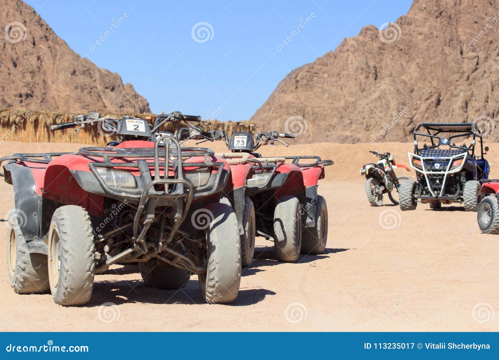 Sharm El Sheikh, Egypt - January 24, 2018: a Trip through the Desert on ...