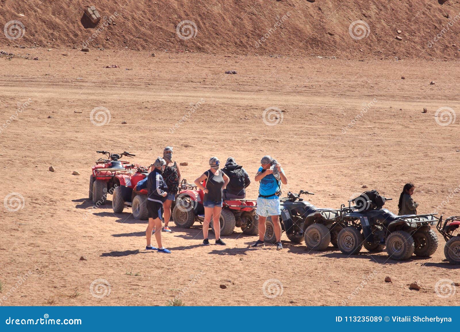 Sharm El Sheikh, Egypt - January 24, 2018: a Trip through the Desert on ...