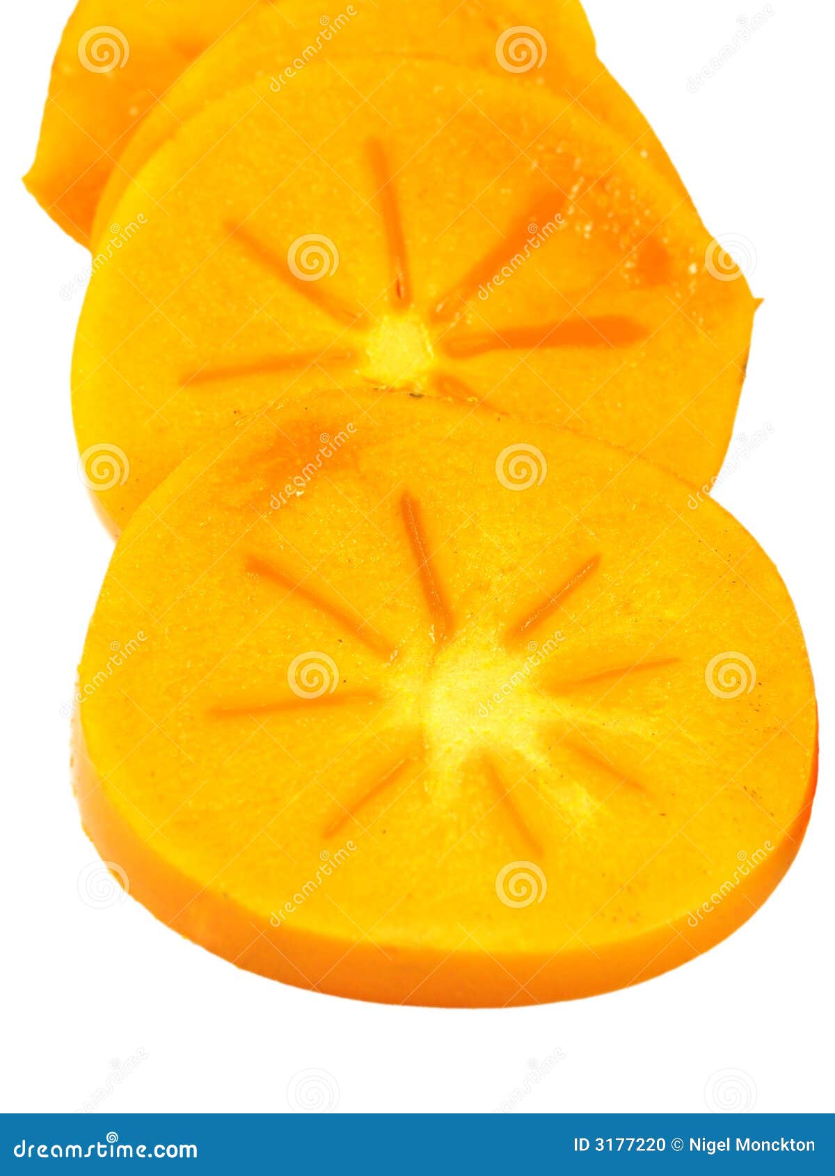 Sharon fruit stock photo. Image of food, sharon, slice - 3177220