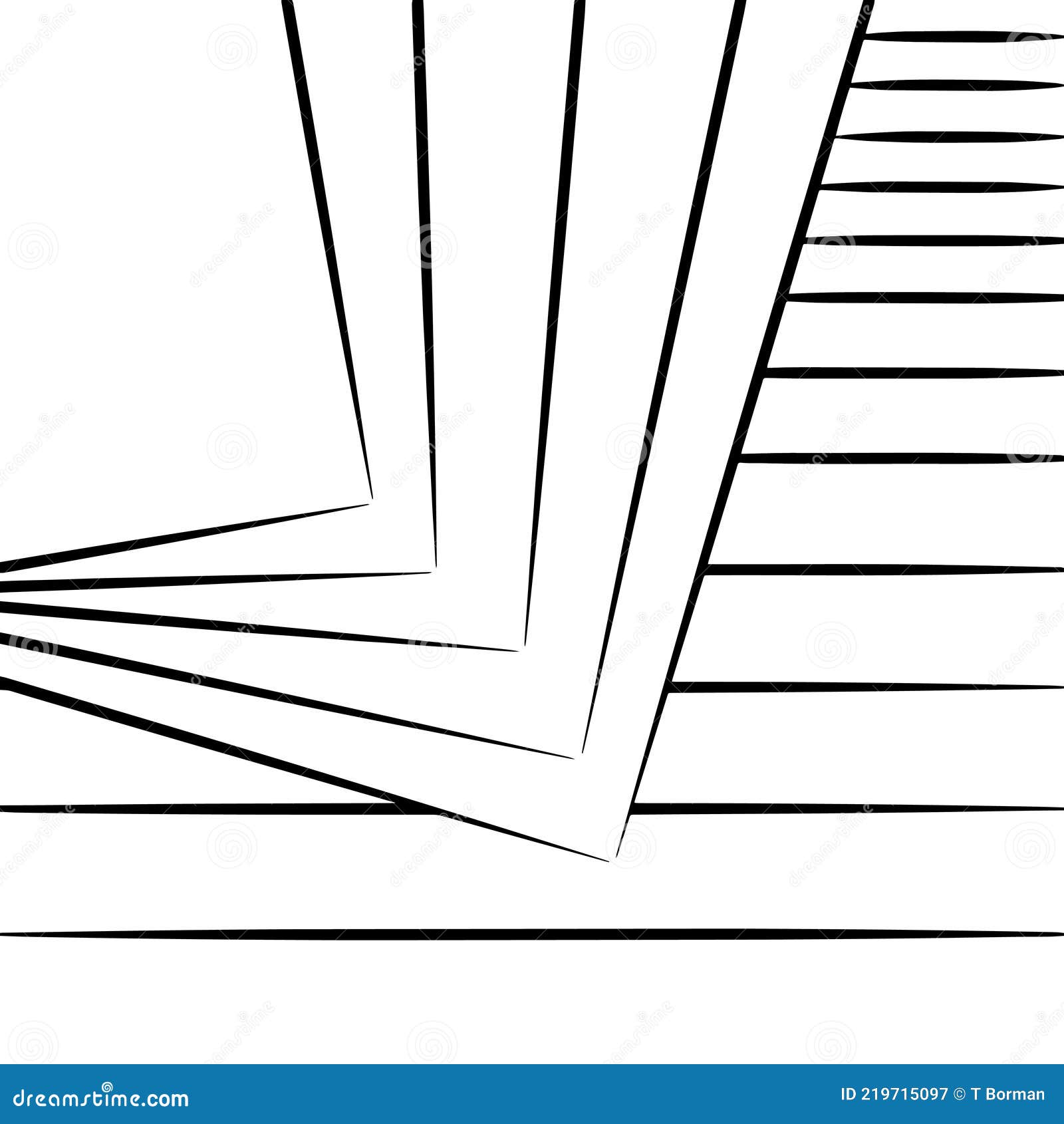 Sharp Angles and Lines Abstract Geometric Digital Black White ...