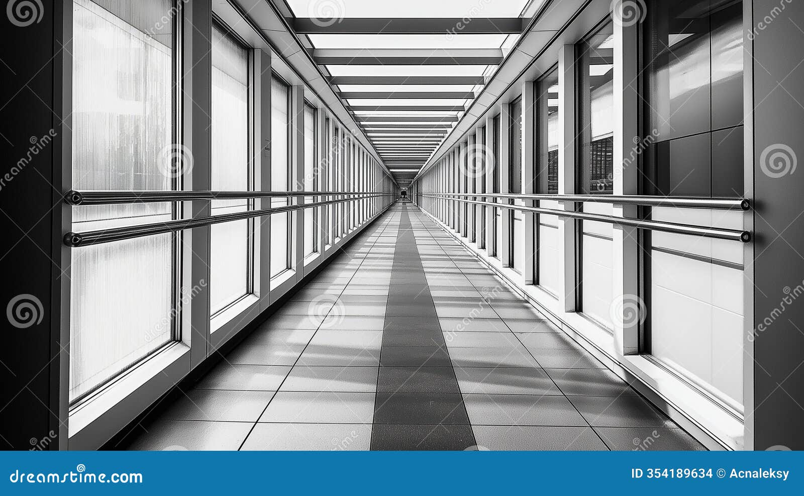 Sharp Angles And Straight Lines Converging To Create A Futuristic Stock ...