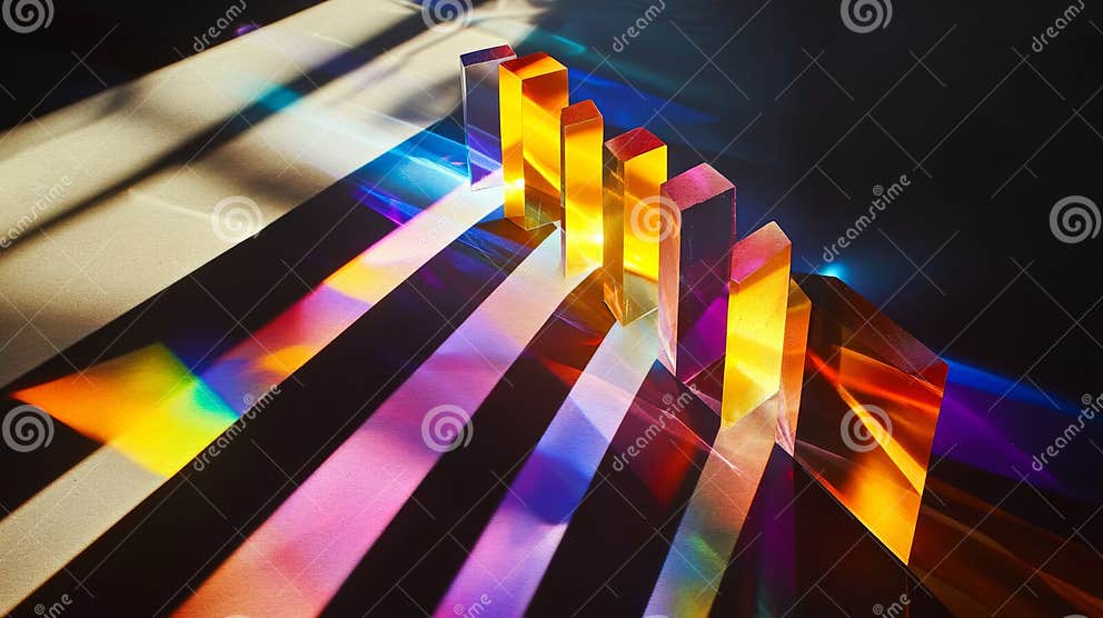 Sharp, Angular Prisms Reflect Vivid Beams of Light, Breaking into ...