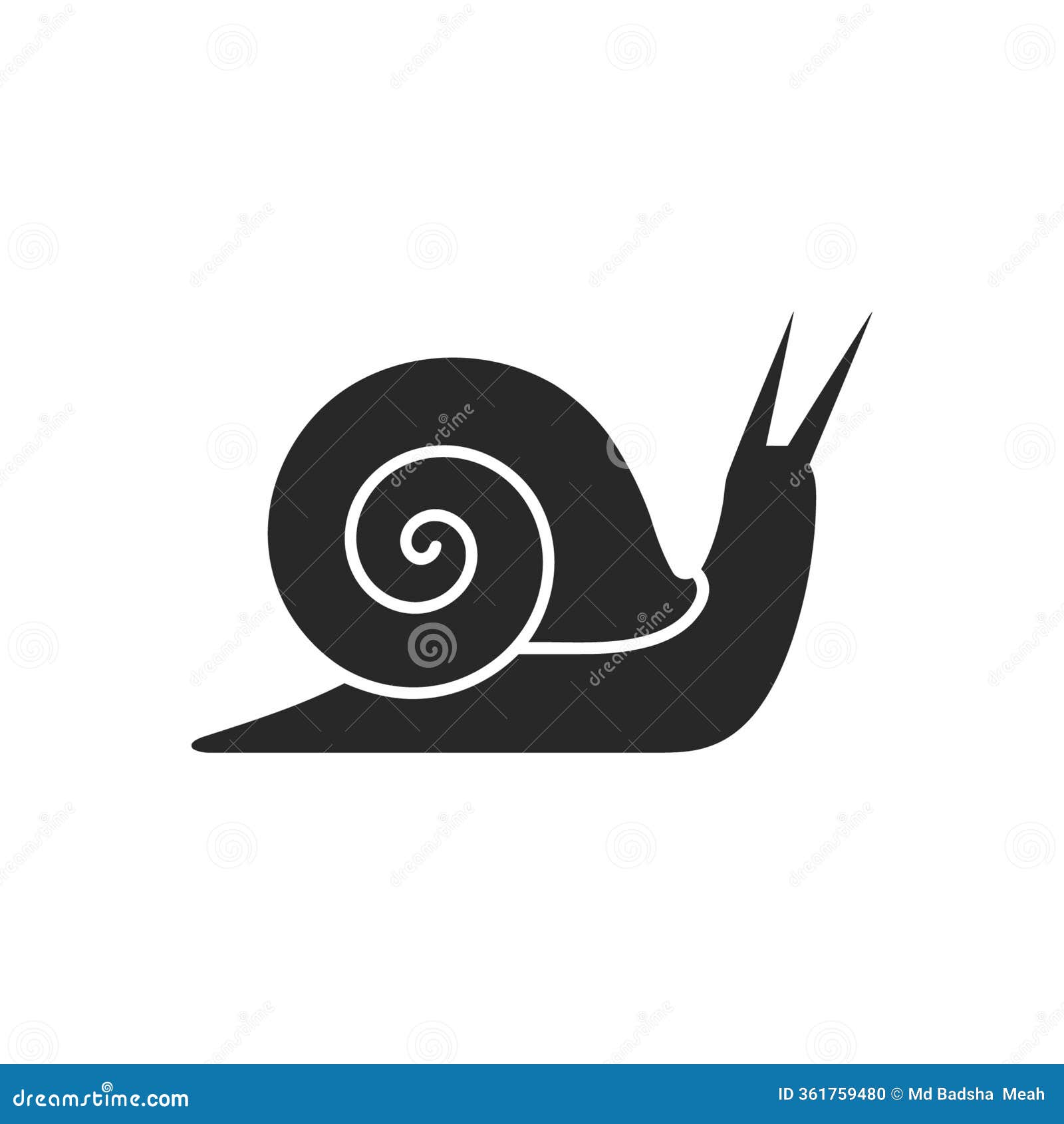 Snail Icon. Detailed Set Of Sea Foods Illustrations In Neon Style ...
