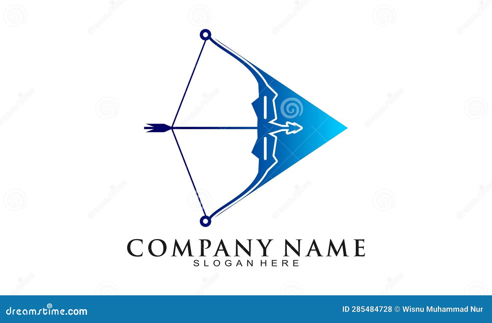 Sharp Arrow Illustration Vector Logo Stock Vector - Illustration of ...