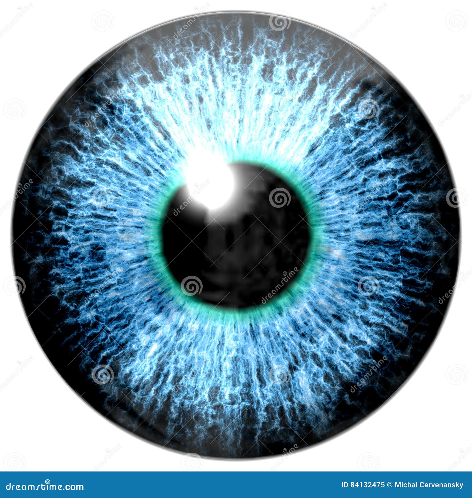 Sharp Attractive Deep Eye Texture 3D Royalty-Free Stock Photography ...