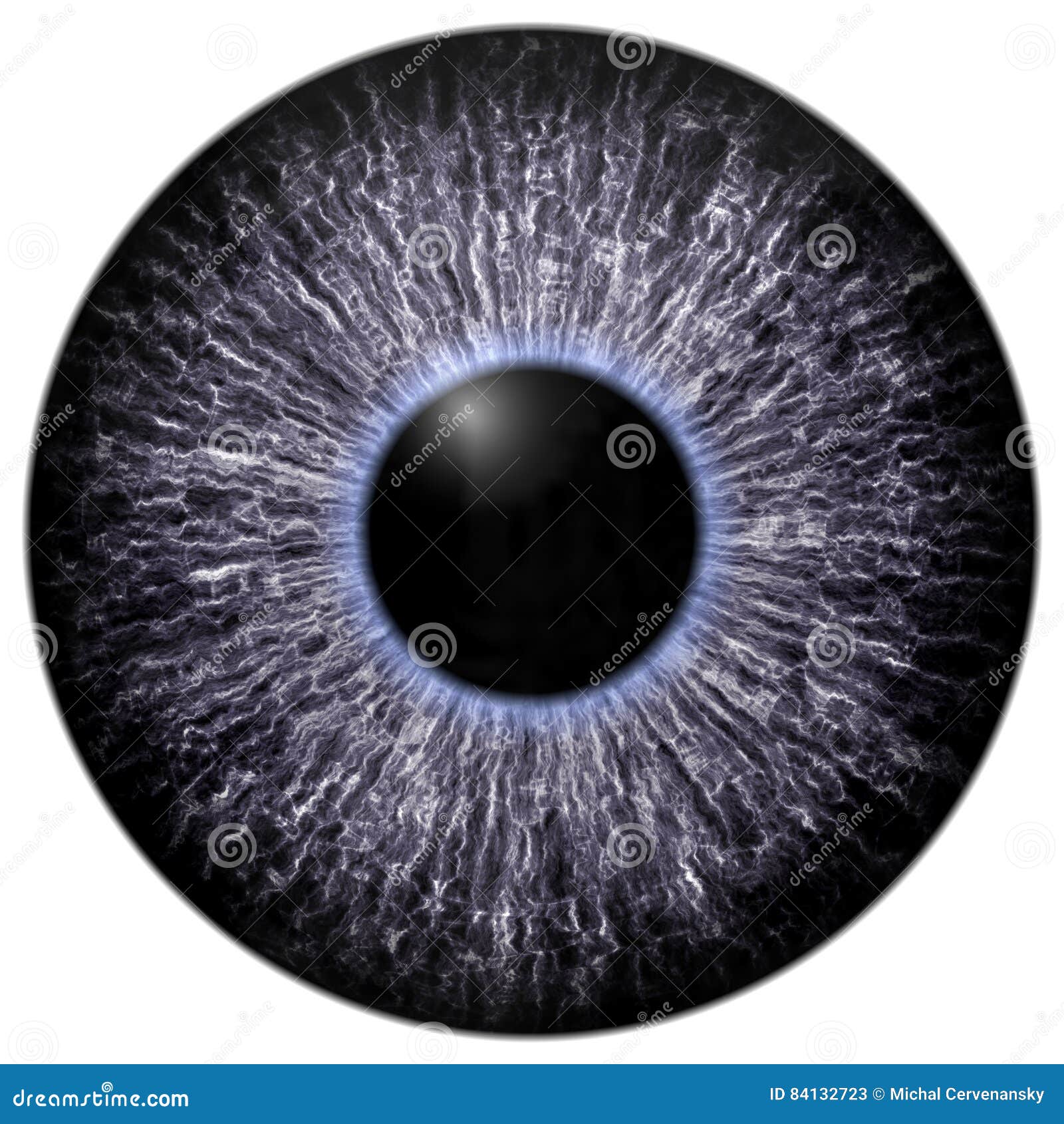 Sharp Attractive Deep Eye Texture 3D 7 Stock Illustration ...