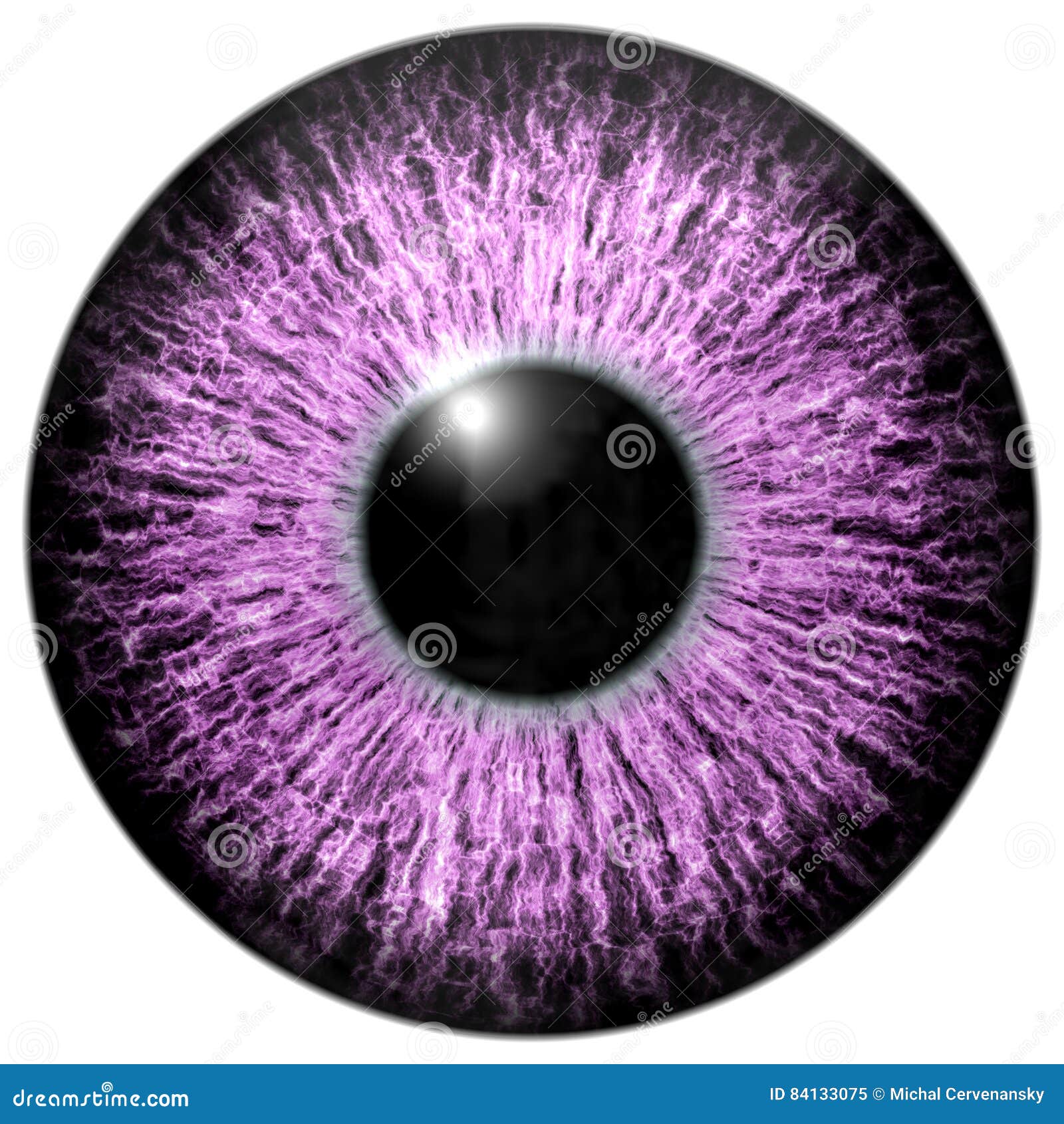Sharp Attractive Deep Eye Texture 3D 2 Stock Illustration ...