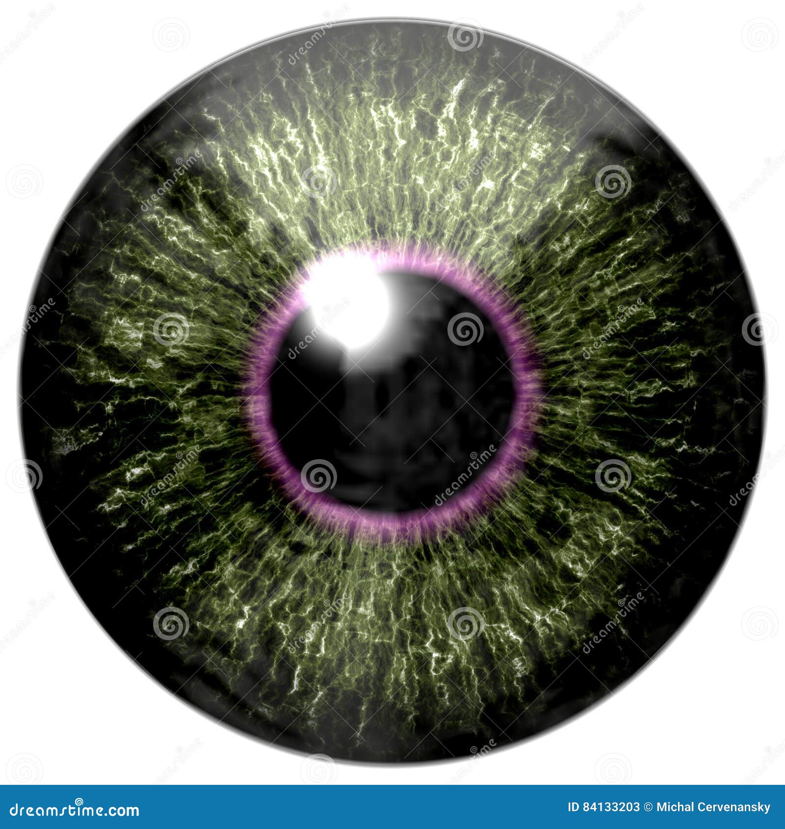 Sharp Attractive Deep Eye Texture 3D 14 Stock Illustration ...