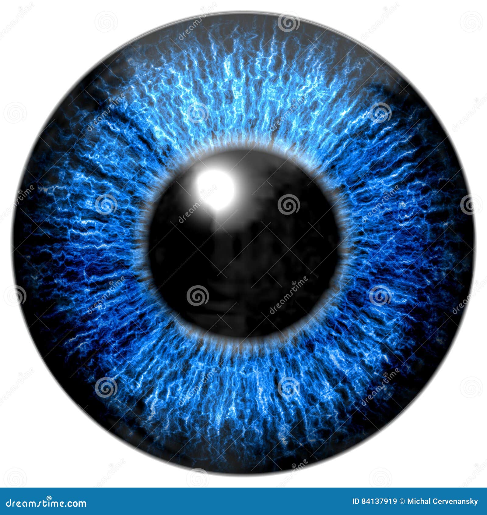 Sharp Attractive Deep Eye Texture 3D 4 Stock Illustration ...