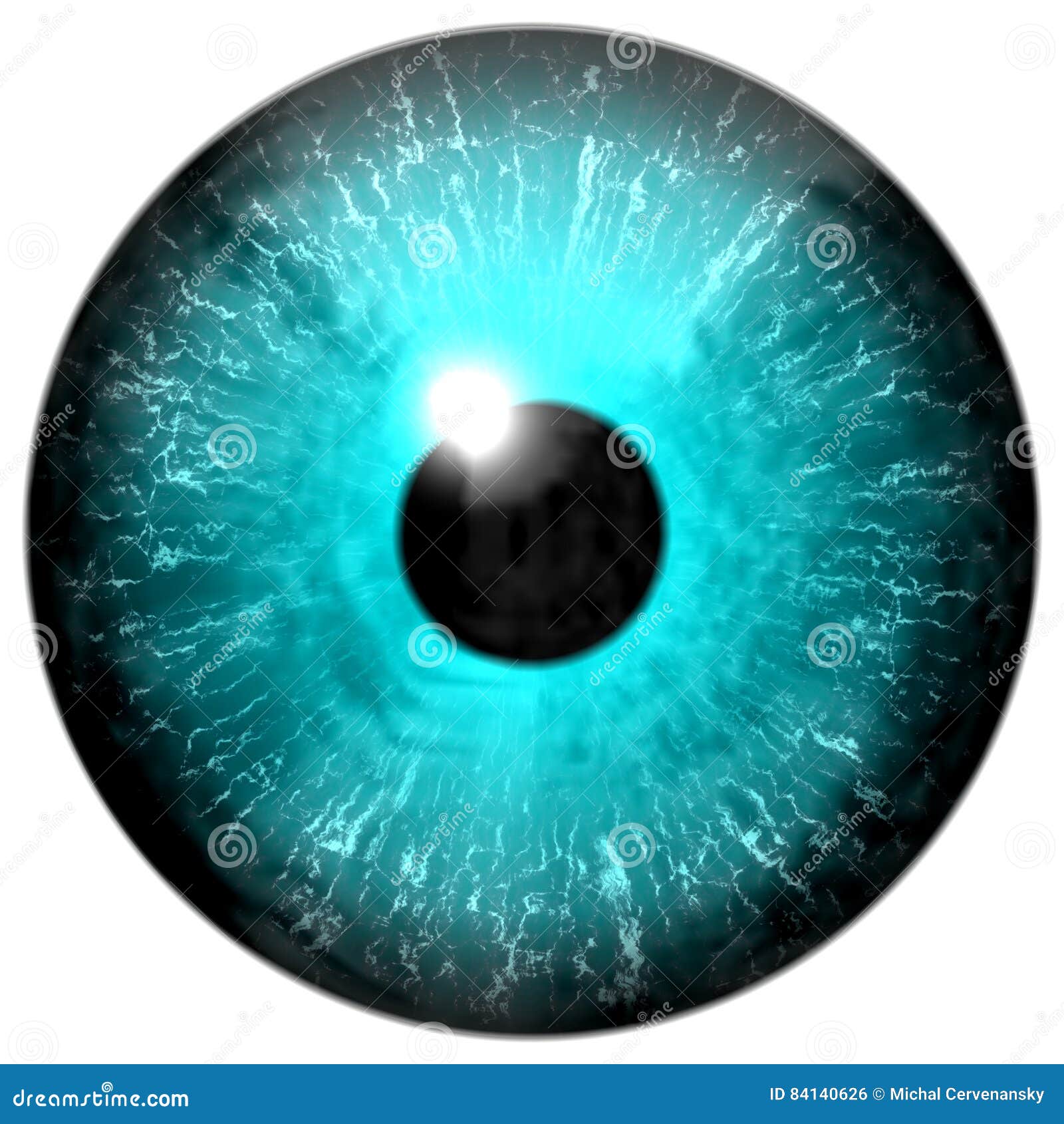 Sharp Attractive Deep Eye Texture 3D 6 Stock Illustration ...