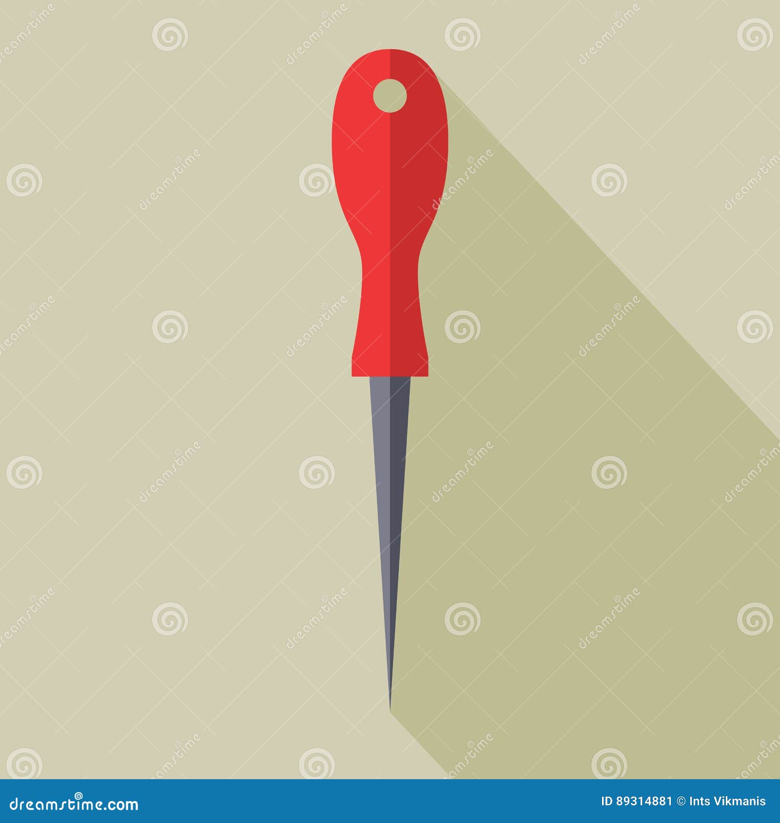 Sharp Awl Tool stock vector. Illustration of equipment - 89314881