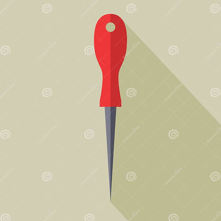Sharp Awl Tool stock vector. Illustration of handwork - 89314963