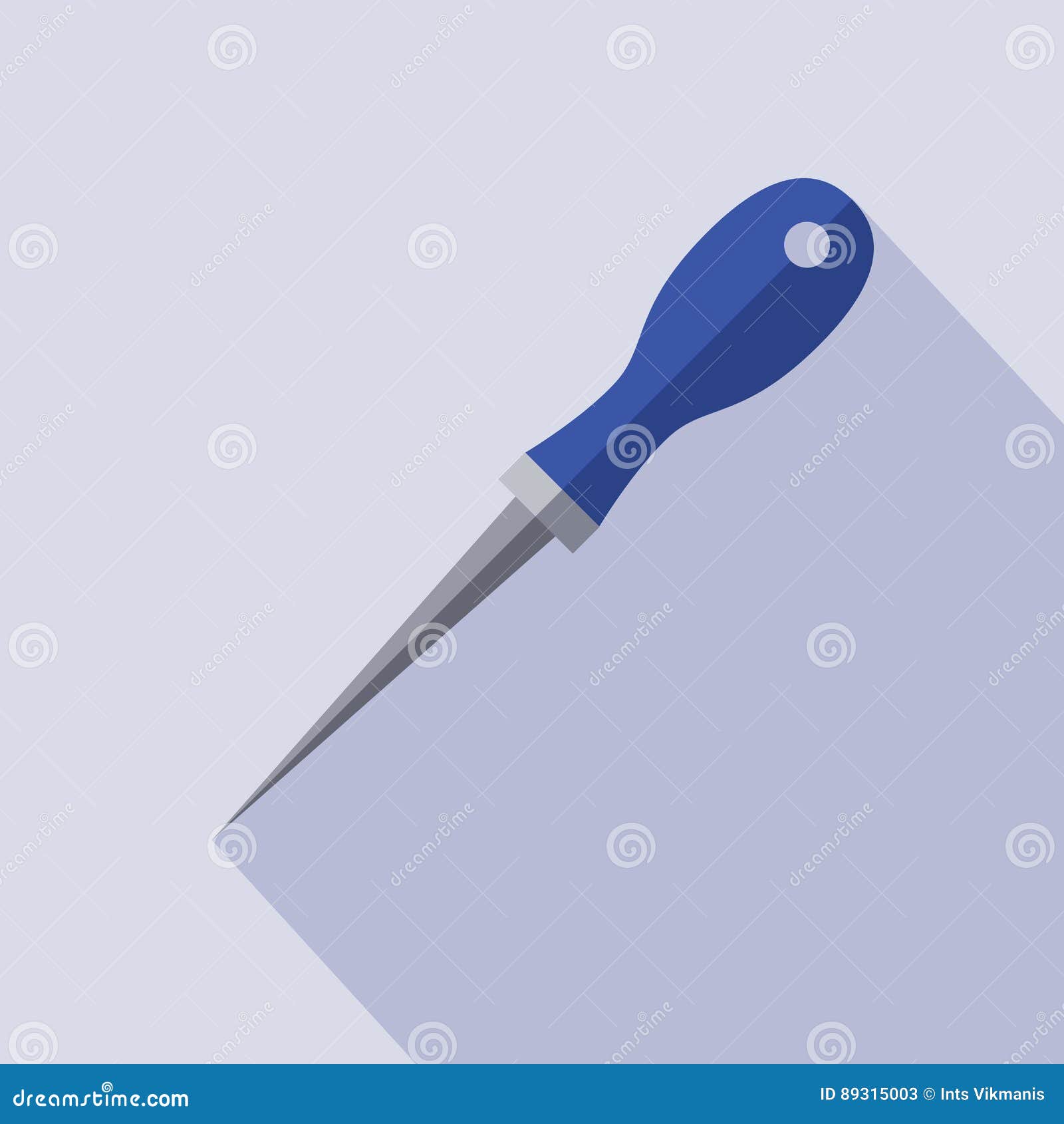 Sharp Awl Tool stock vector. Illustration of bradawl - 89315003