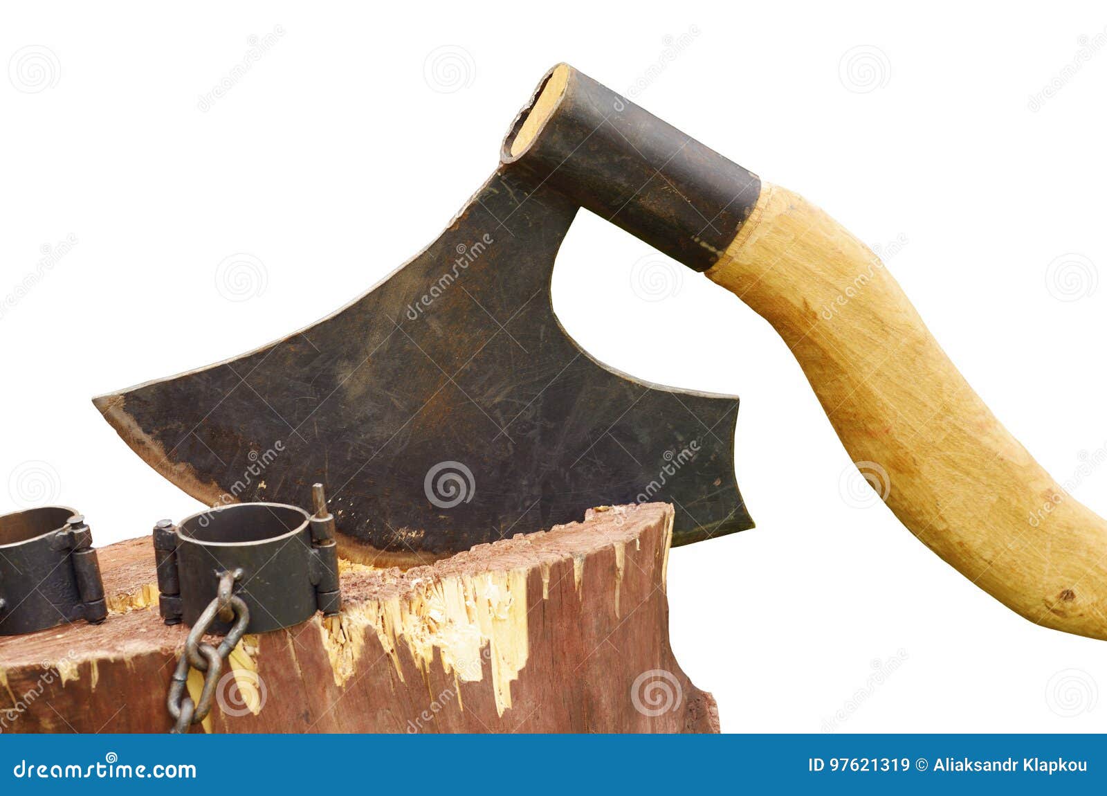 Sharp Ax of the Executioner. Stock Image - Image of execution ...