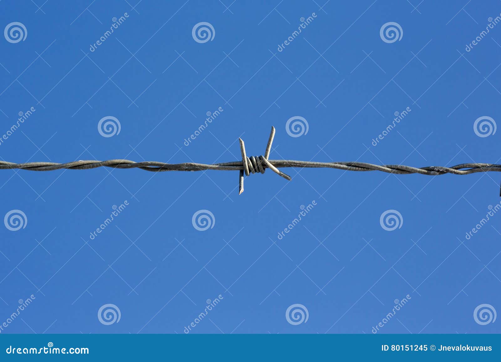 Sharp barb wire. stock image. Image of private, object - 80151245