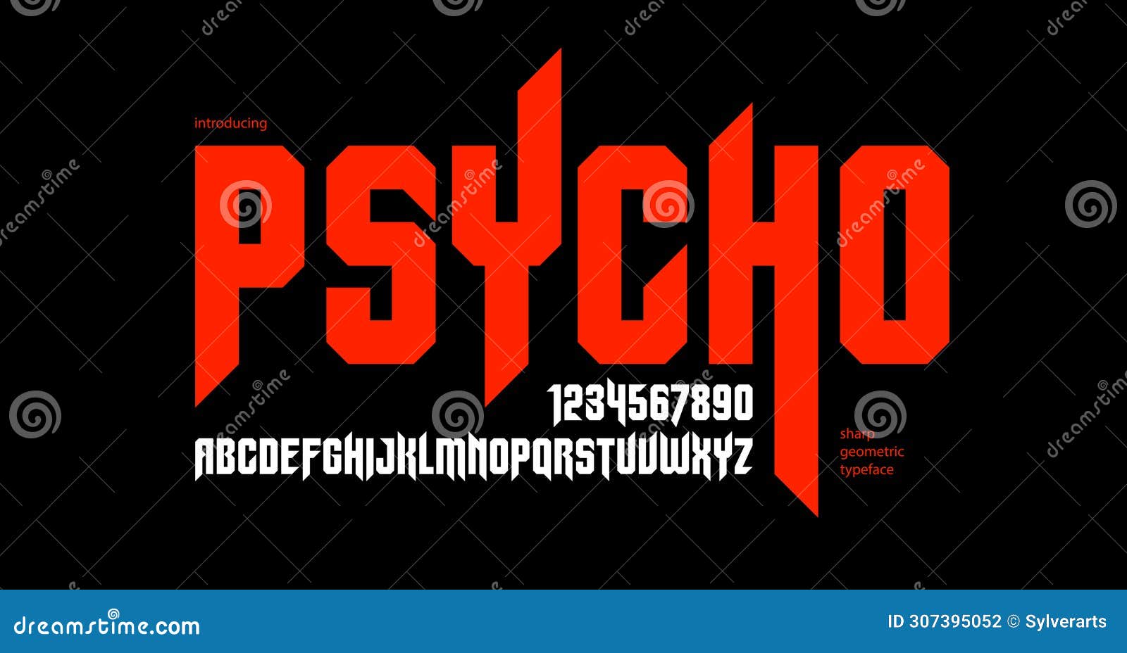 Sharp and Bold Vector Display Font for Logo, Gothic or Heavy Metal ...