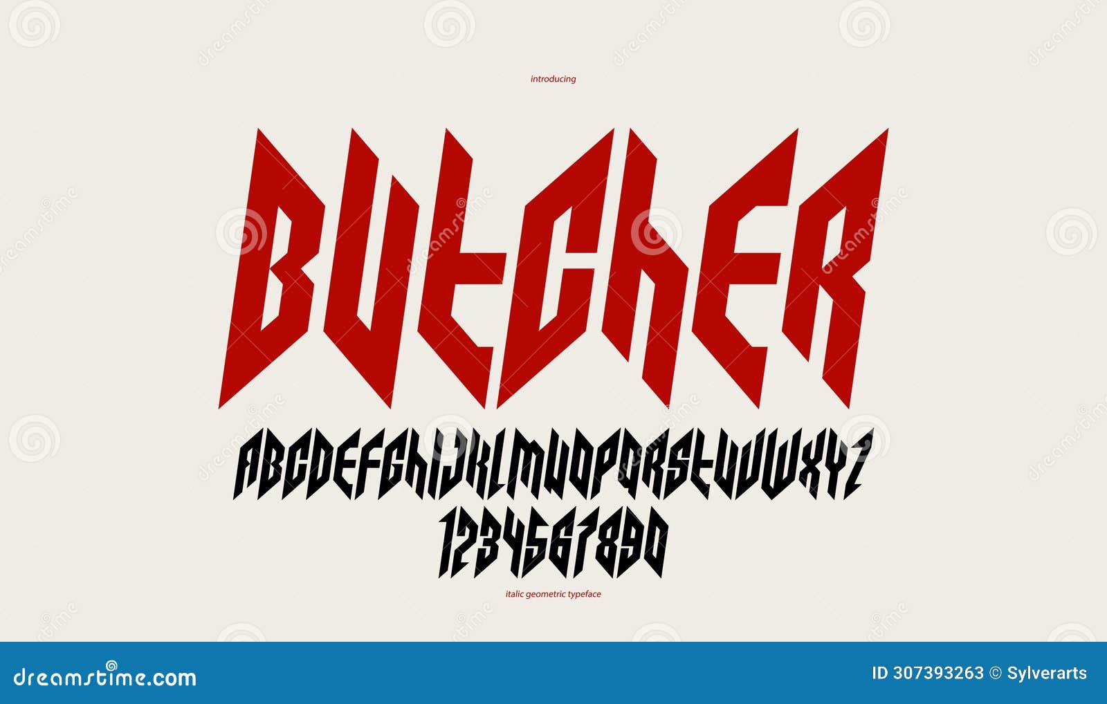 Sharp and Bold Vector Display Italic Font for Logo, Gothic or Heavy ...